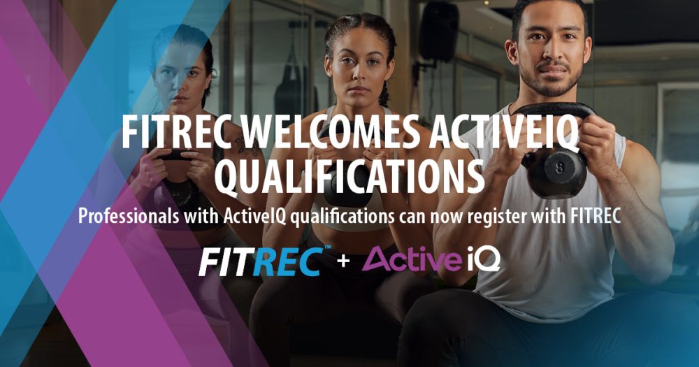 FITREC Welcomes Active IQ Qualifications – FITREC Circle